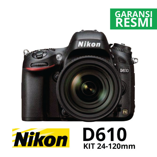 Jual Nikon D610 Kit 24-120mm - Harga dan Spesifikasi
