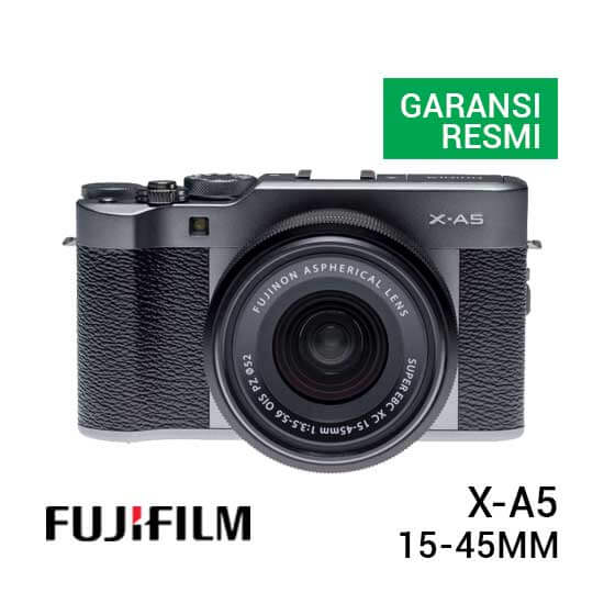 Fujifilm X-A5 Kit 15-45mm Dark Silver - Harga dan Spesifikasi