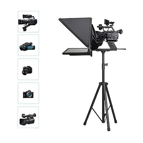 Desview T22 Teleprompter with Tripod Stand Harga Terbaik