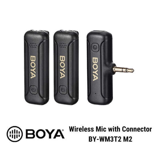Boya Mini Wireless Mic with 3.5mm Connector BY-WM3T2 M2
