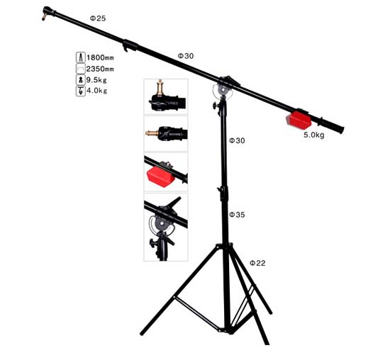 Heavy Duty Boom Stand LS-10 Harga Terbaik dan Spesifikasi